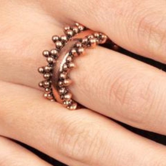 paparazzi | Jewelry | Paparazzi Heavy Metal Muse Copper Ring | Poshmark